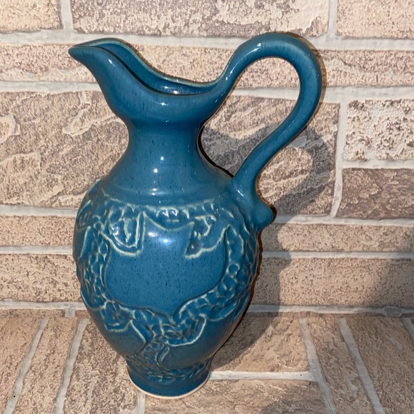 potters field | Dining | Calvary Chapel Dove Religious Blue Pitcher I ...